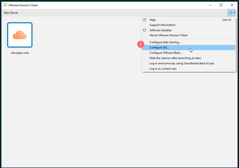 Fixing Certificate Errors in Horizon Client – News-Press & Gazette Company